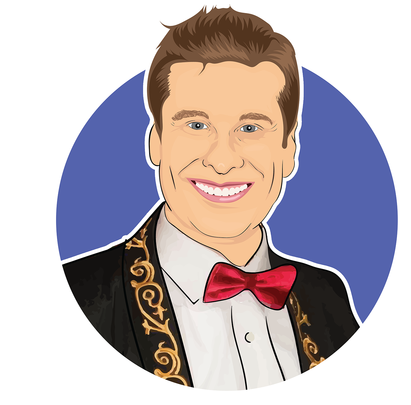 Download Matthew Mcconnell Circle Portrait - Cartoon - Full Size PNG ...