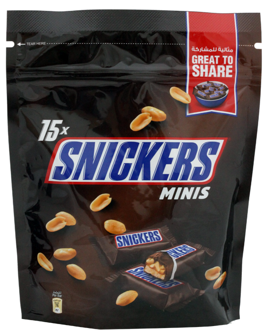 Download Snickers Chocolate Mini 225g - Snickers Chocolate Logo - Full ...