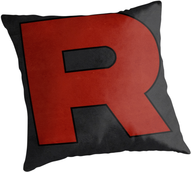 Download Team Rocket Logo Design Poster Pokemon Original By - Pillow ...
