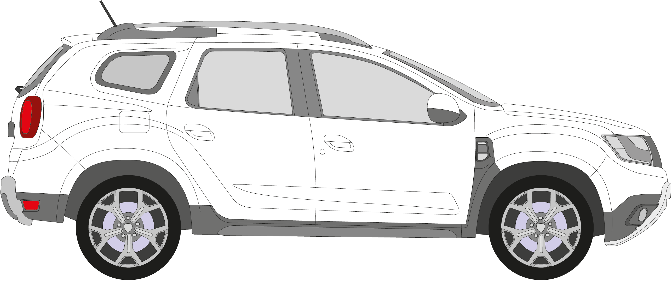 Download Jeep Renegade Drawing - Full Size PNG Image - PNGkit