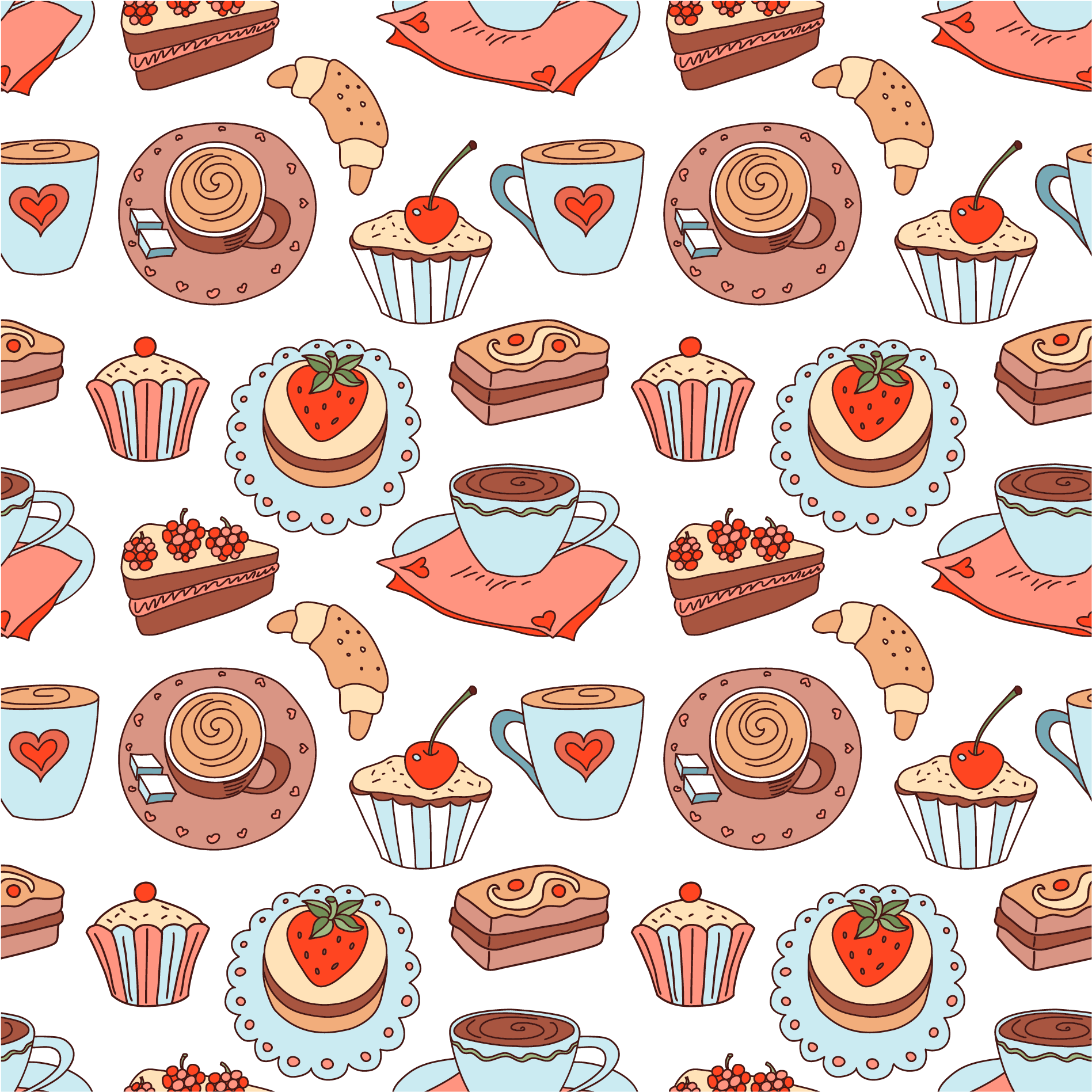 Download Coffee Cup Espresso Cafe - Pastry Background - Full Size PNG ...
