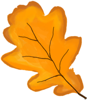 Download Yellow Painted Fall Leaf Clip Art - Clip Art Fall Leaf ...
