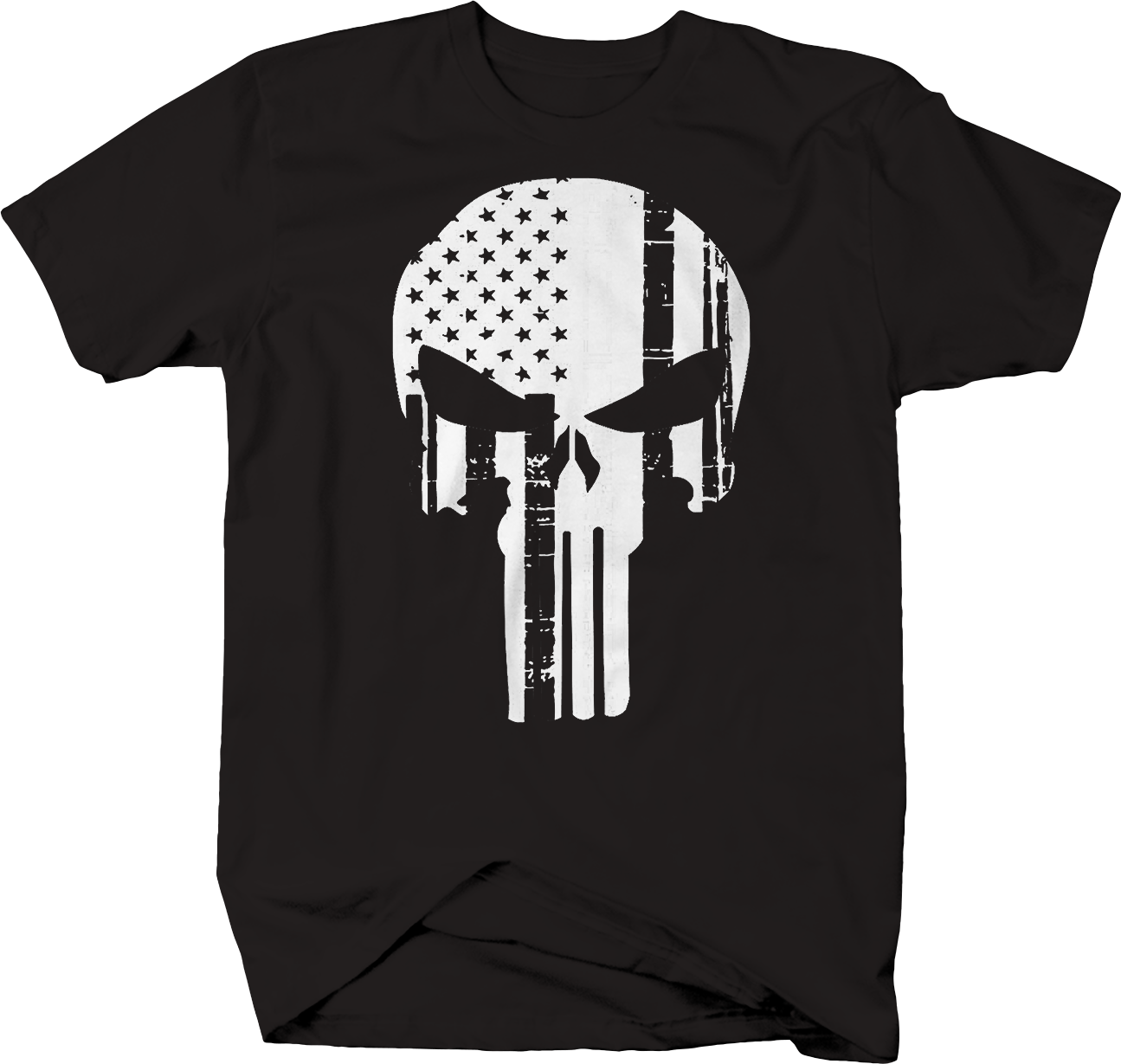 Download Punisher Skull Military Stars Stripes Flag Distressed ...