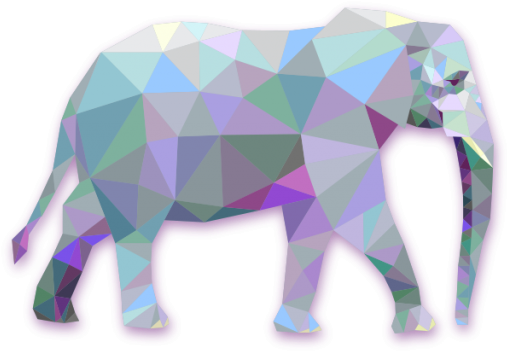 Download Modern Vector Transparent Images - Elephant Modern Png - Full ...