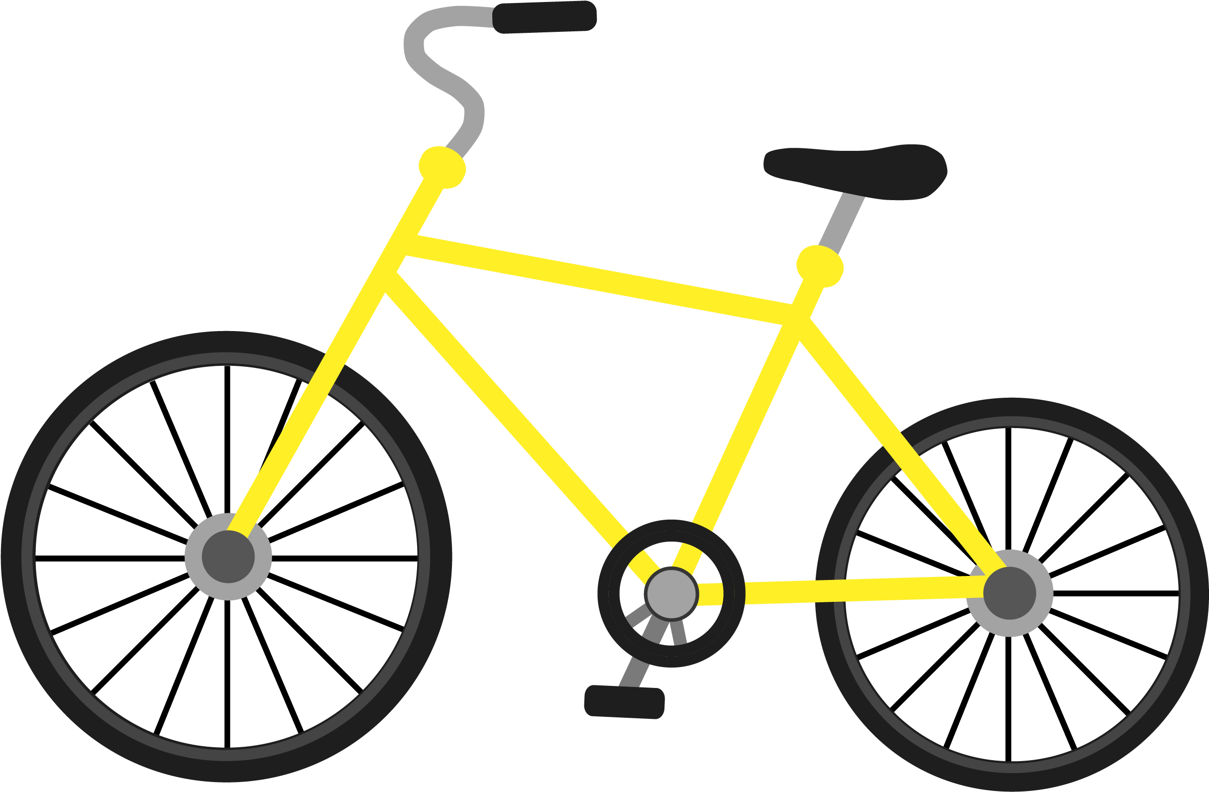 Download Colorful Transportation Bicycle Small Yellow Png And - Bicycle ...