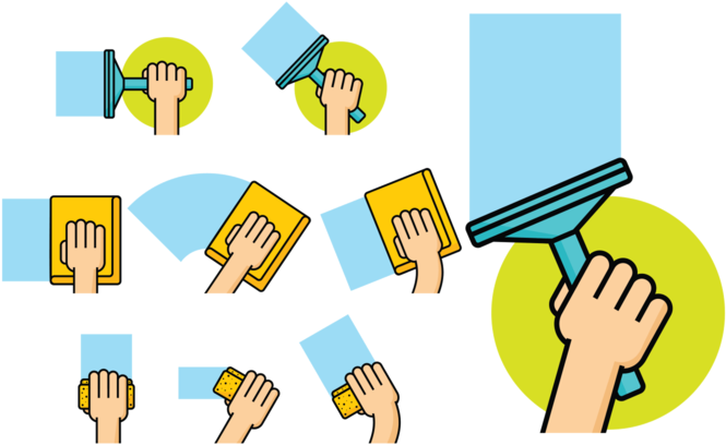 Download Vector Hand Wipe Icon - Hand Wiping Icon - Full Size PNG Image ...