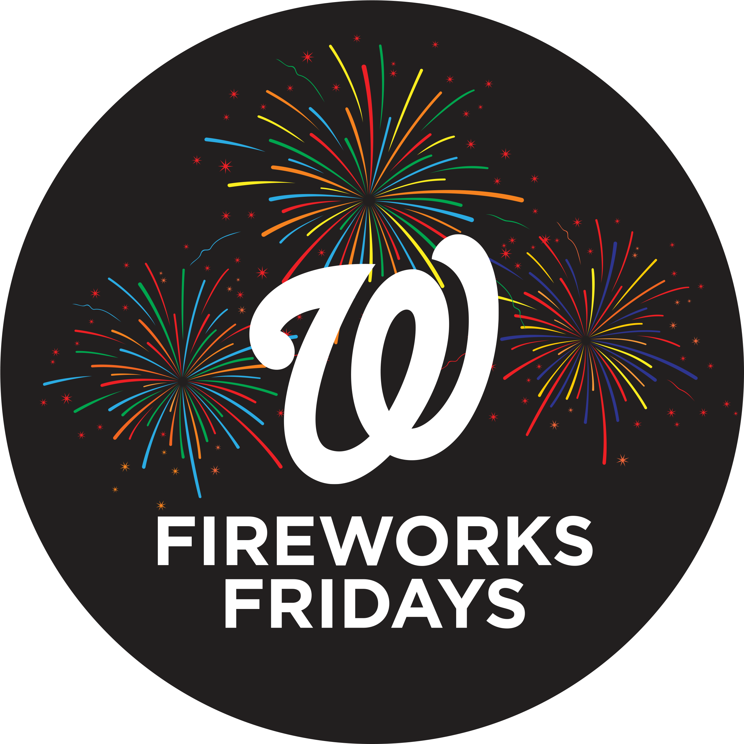Download Fireworks Friday - Washington Nationals - Full Size PNG Image ...