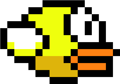 Download Flappy Bird - Pixel Art Flappy Bird - Full Size PNG Image - PNGkit