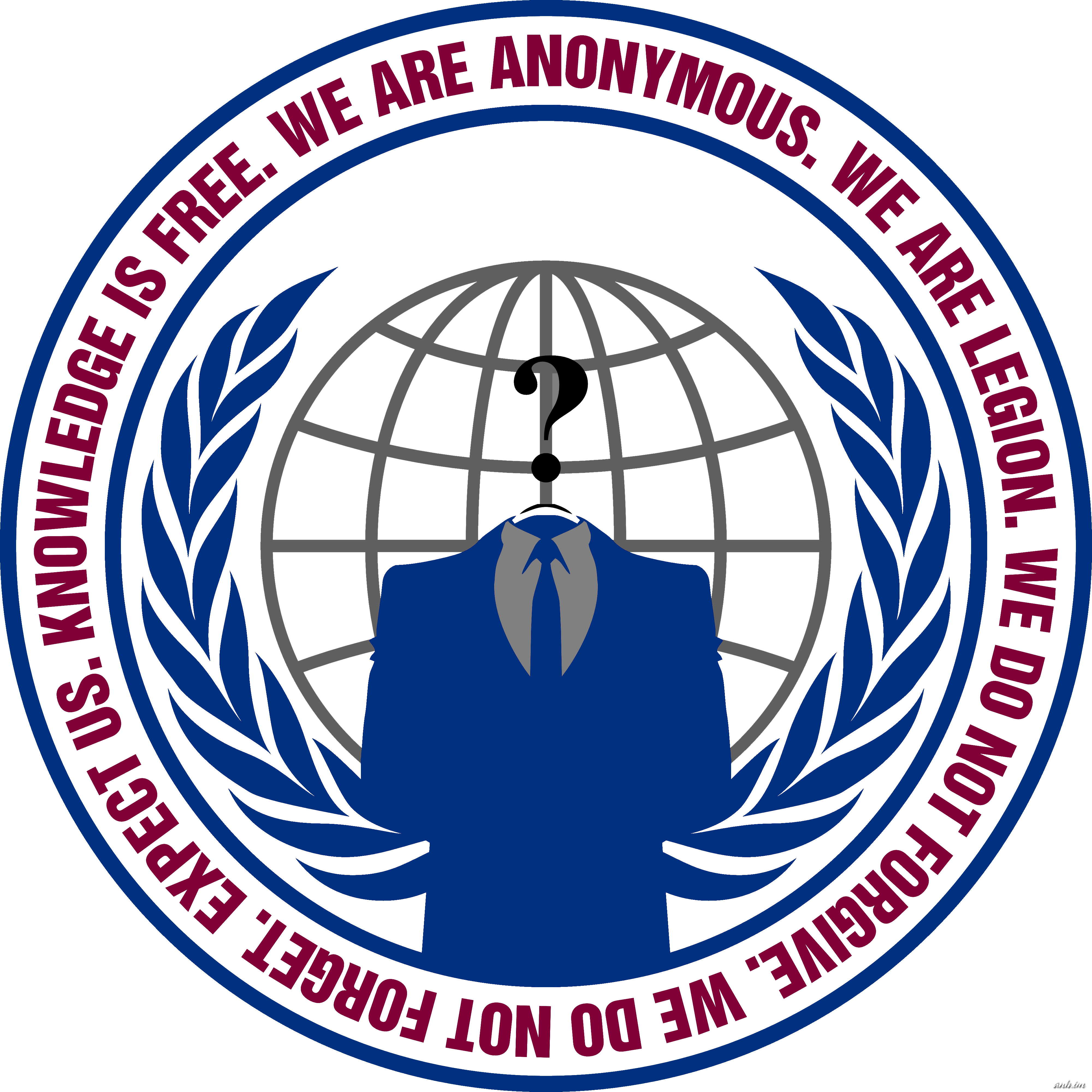 Download Anonymous Logo With Slogan Perfect Symmetry By Anondesign ...