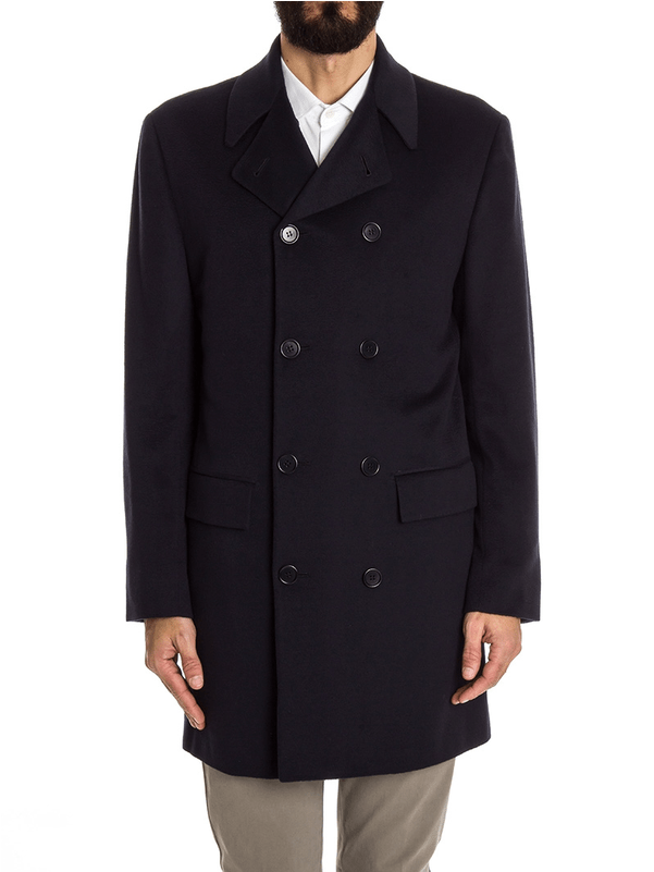 Download Kiton Coat Made Of Cashmere And Vicuna Blue - Coat - Full Size ...