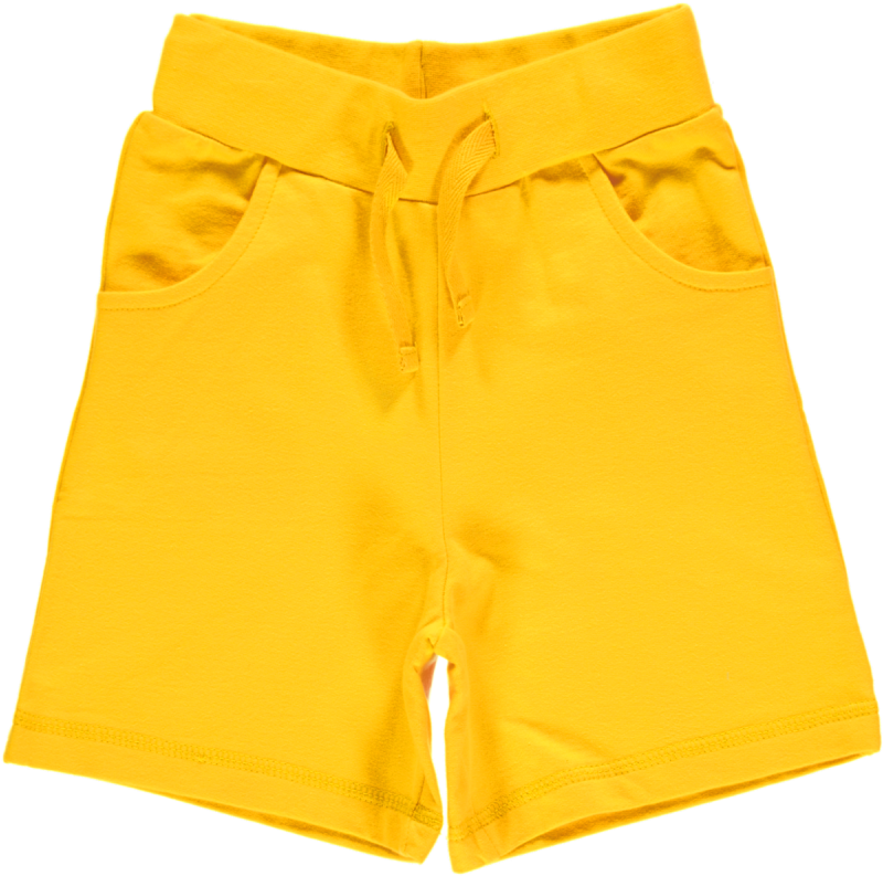 Download Maxomorra Basic Shorts Yellow - Yellow Shorts Png - Full Size ...